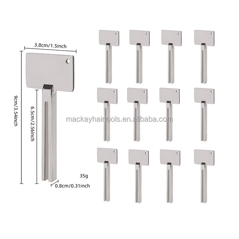 Diy Tube Toothpaste Squeezer Metal Rolling Key Stainless Steel Kitchen ...