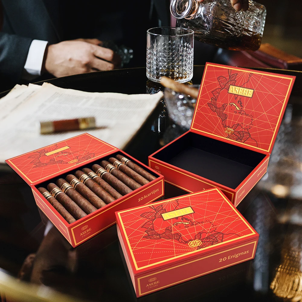 Dominican Cigar Box Tobacco Gift Box Packaging Silver Cigar Tobacco ...