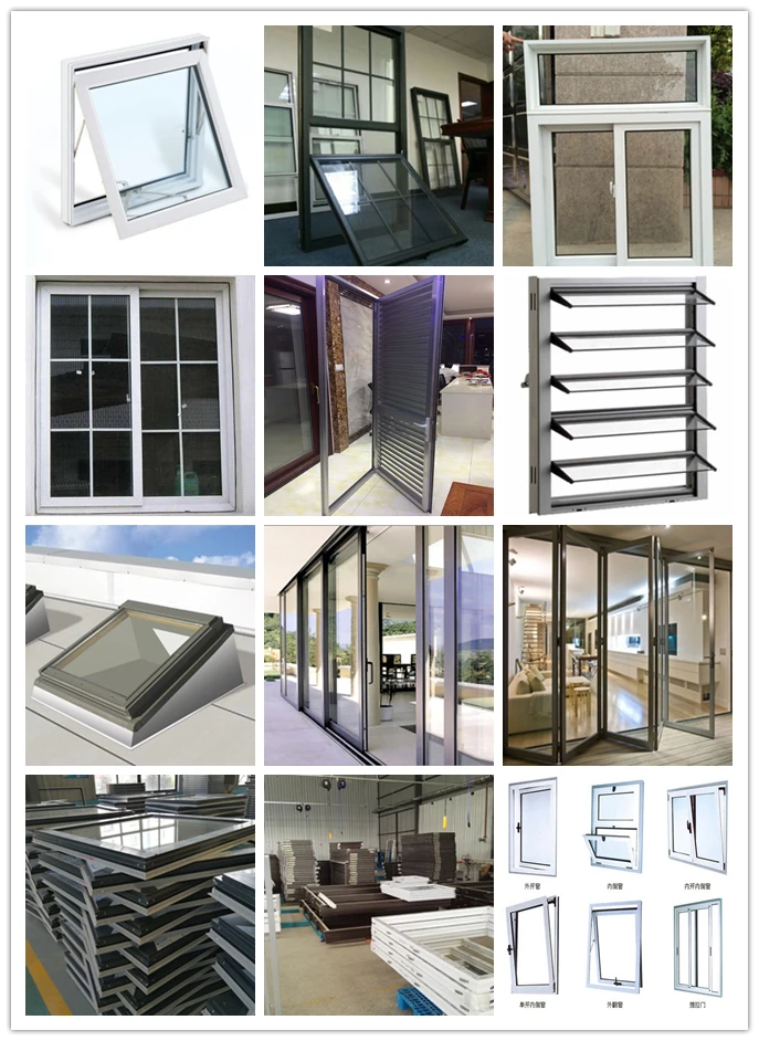 Australian Standard Thermal Break Double Glazed Aluminum Frame Sliding Windows - Buy Sliding ...