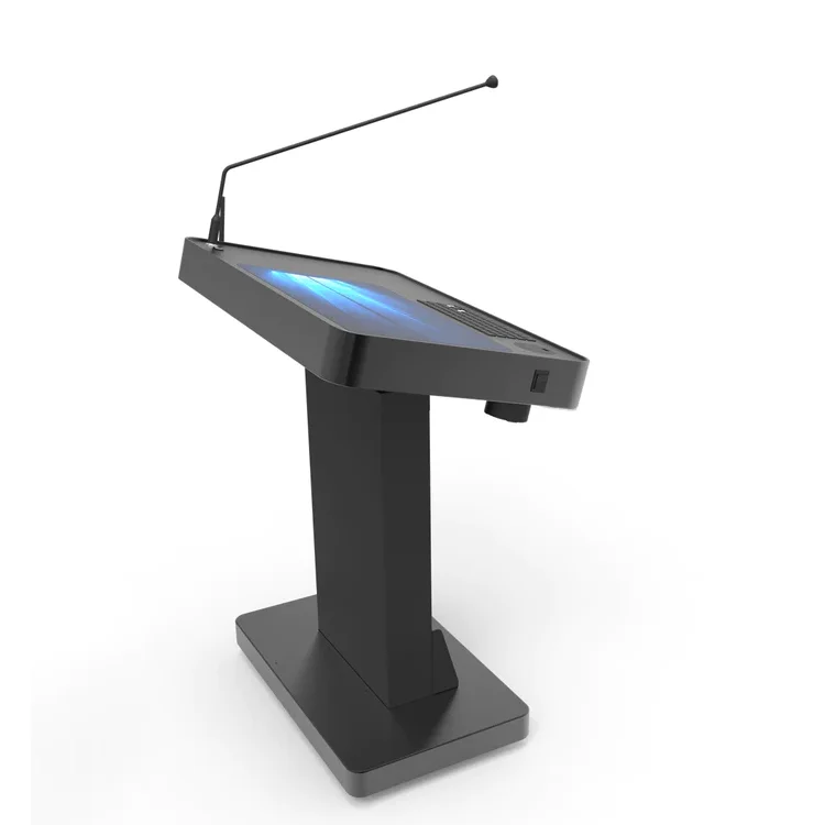 Digital Podium With Audio Power Amplifier Speaker Smart Lectern ...