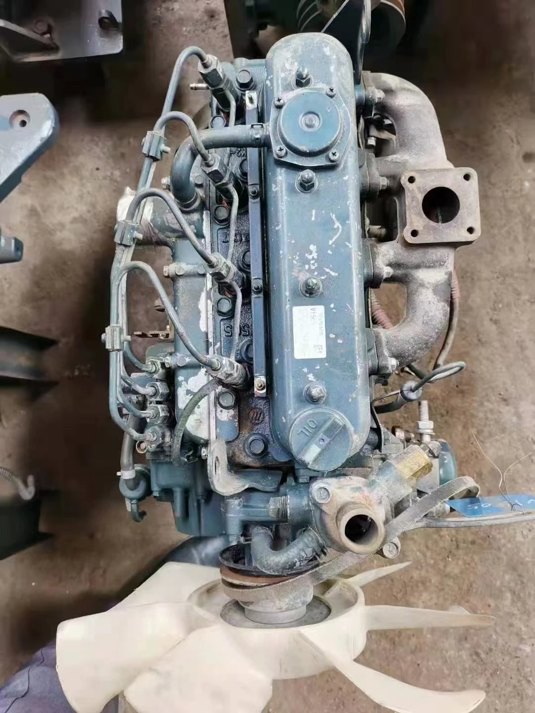 V1505 Complete Engine Assembly - Kubota 4 Cylinder Power