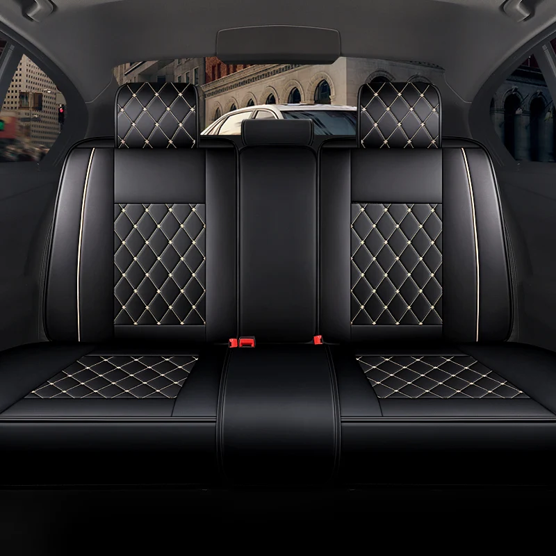 Luxury Full Set Leather Auto Seat Protector Car Seat Cover