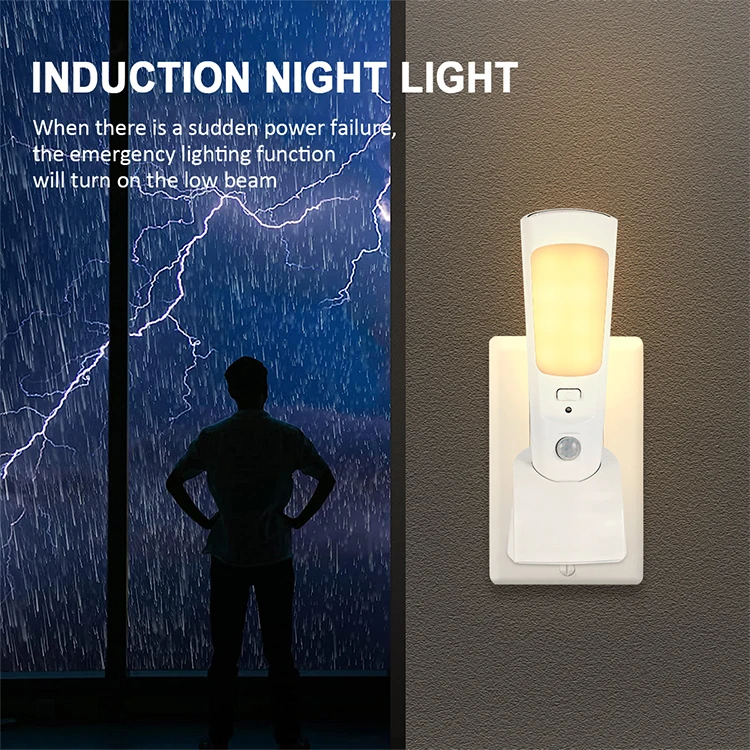 Human Body and Light Sensors Induction Night Lights Wireless Night ...