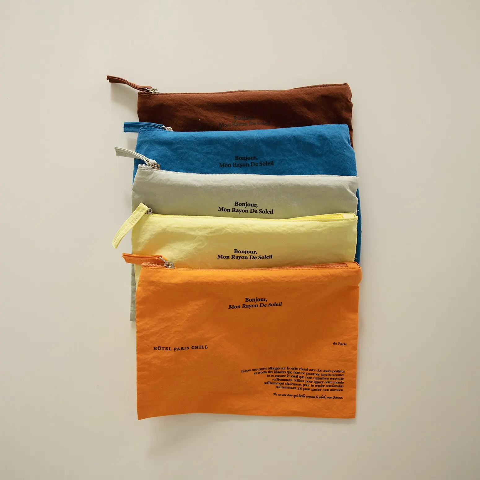 Fashion stone washed cotton soft zipper pouch custom logo cosmetic bag ...