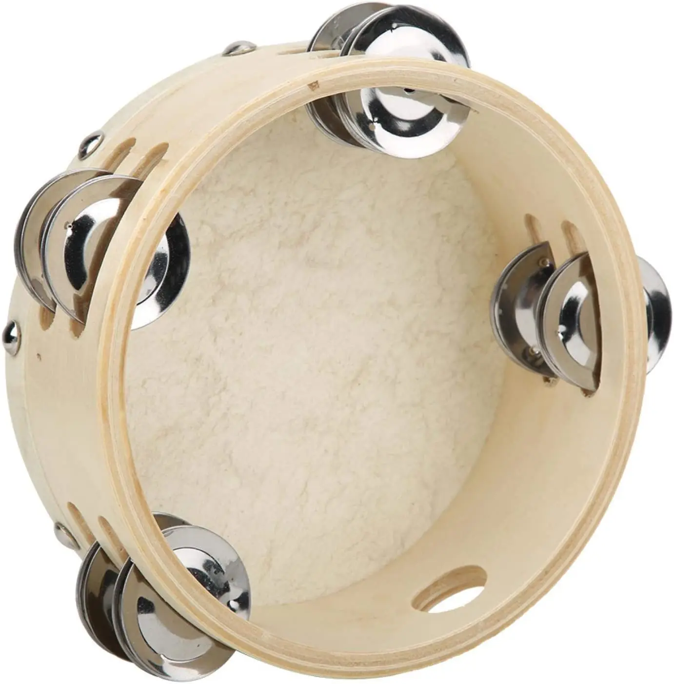 2023 Montessori Wooden Tambourine For Children Adults Mini Wood ...