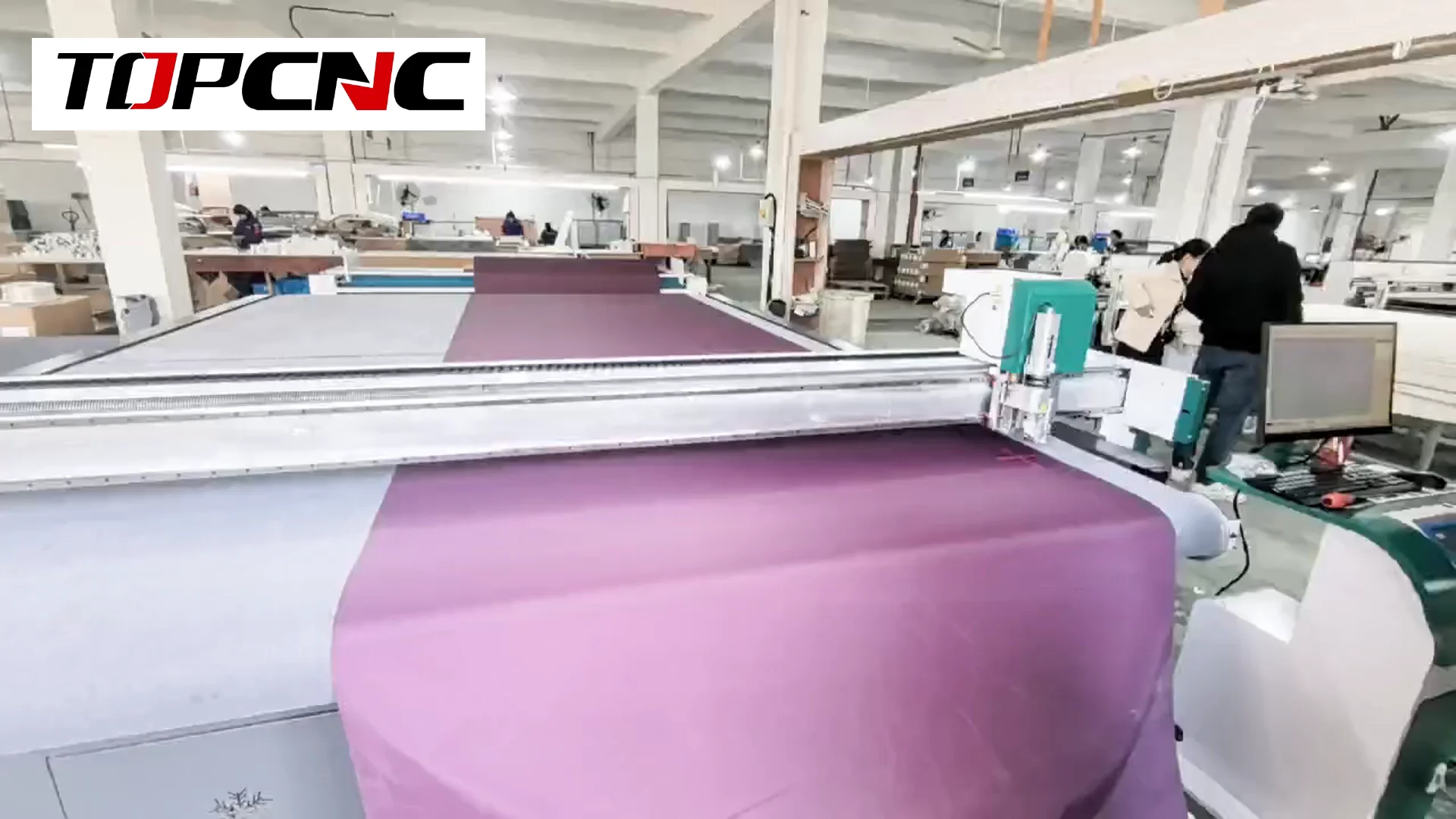 Topcnc 2024 New Design Velvet Fabric Cnc Cutters Home Textile Fabric ...