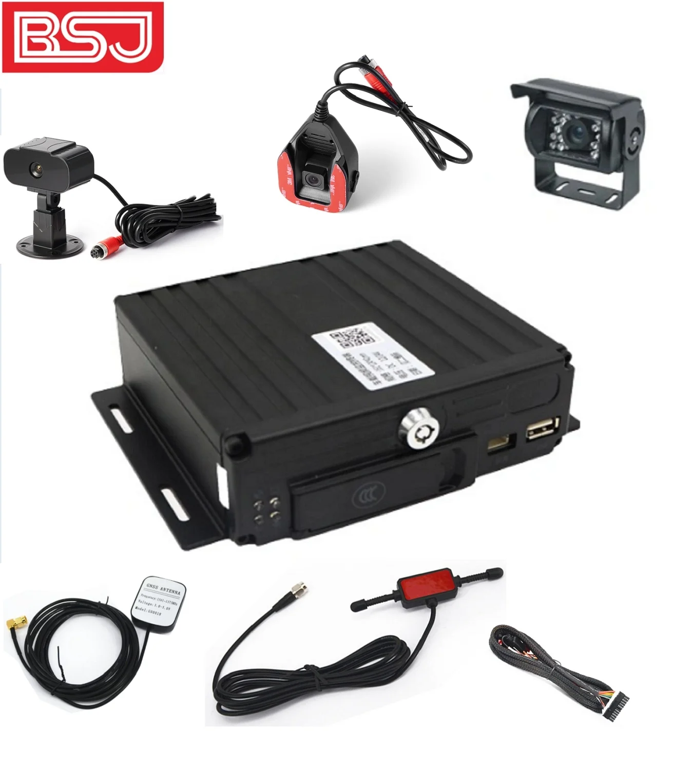 4CH Mobile DVR Support 4G GPS MDVR with Car Bus Truck Vehicles Camera ...