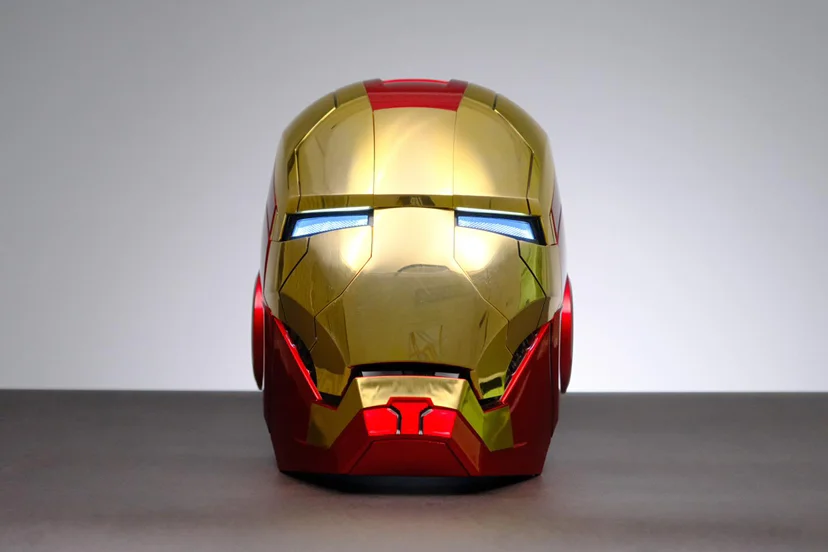 漫威超人1 \ 1钢铁侠头盔mk5 Cosplay自动开启和关闭语音控制 - Buy 钢铁侠头盔mk5头盔,Marvel超人服装头盔,钢铁侠 ...