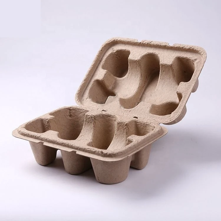 Factory Recyclable Standard Pulp Fiber Shaping Egg Glass Bottle Berries ...