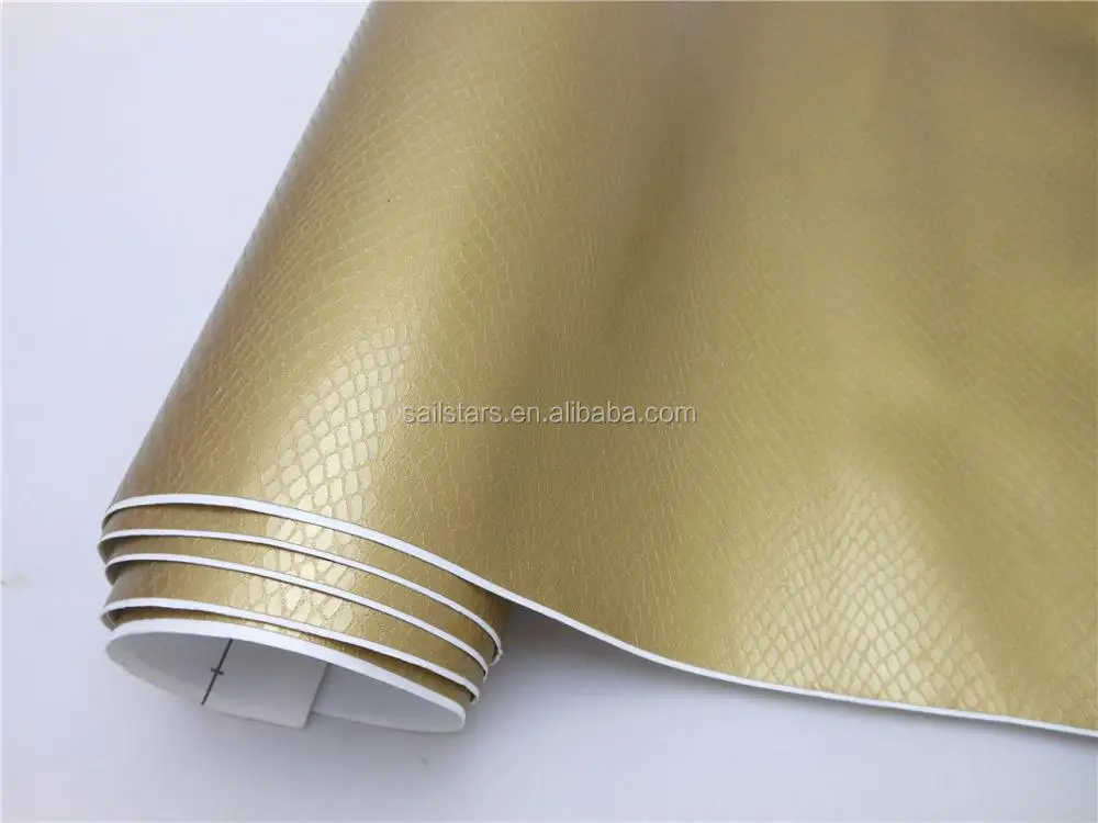 Black Snake Skin Vehicle Wraps Car Interior Leather Air Bubbles Wrap ...