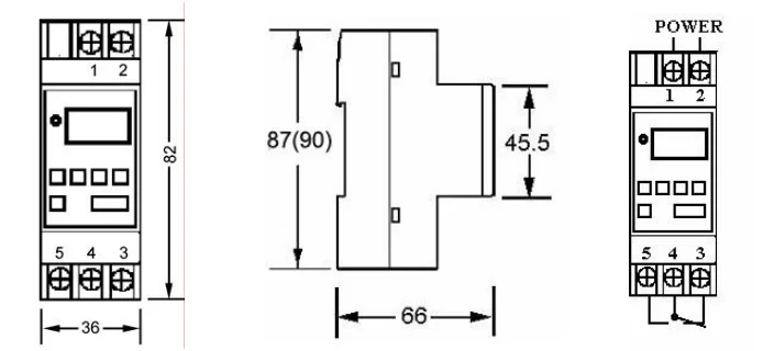 Digital Table Timer AHC15A DHC15A - 220V Programmable Switch