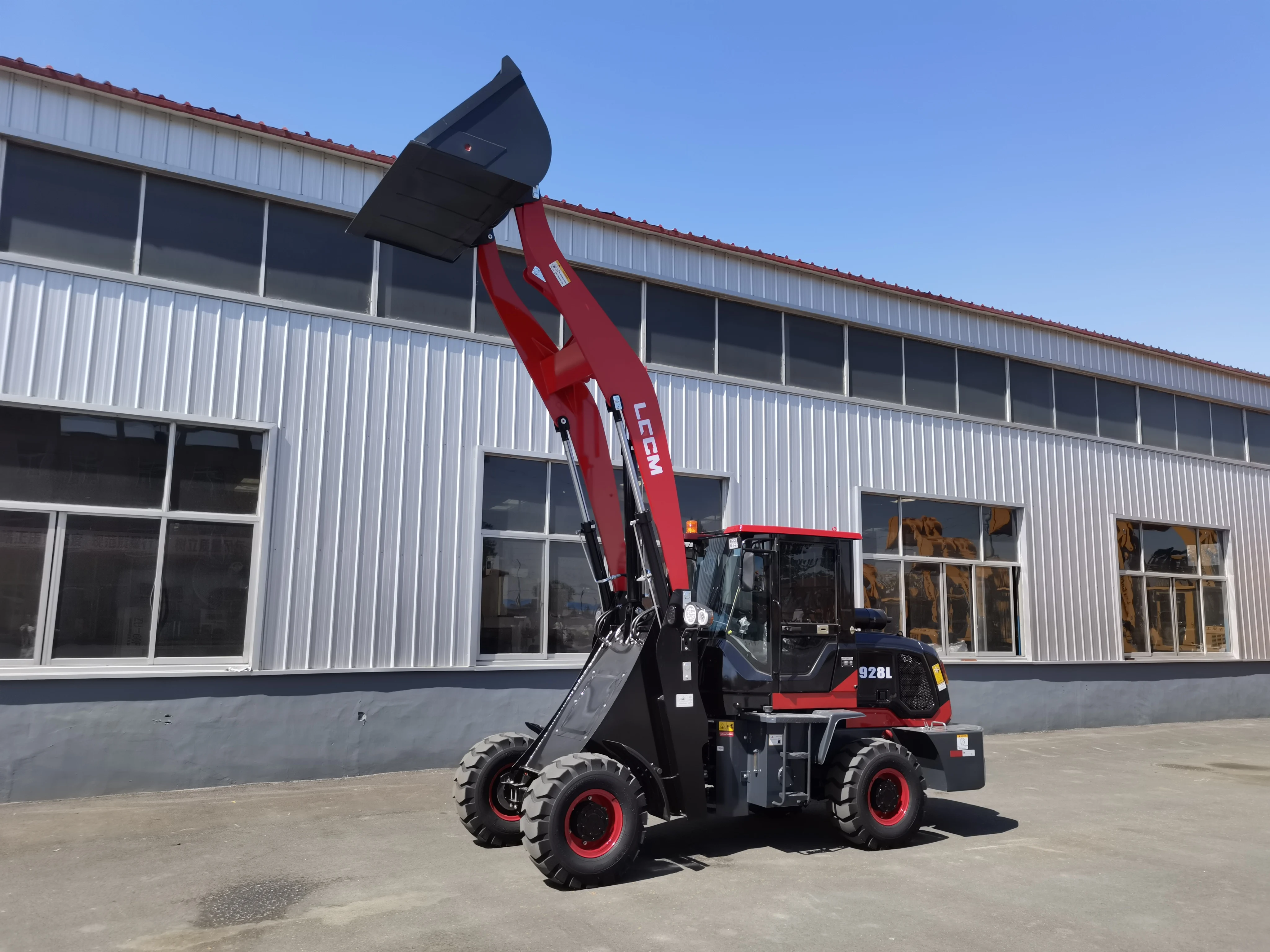 Laigong LG928 Earthwork Articulated Wheel Loader 4 X4 Wheel Loader 3 ...