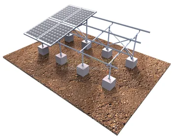 Sunrack Concrete Based Ground Mounting System Ground Mounted Solutions ...