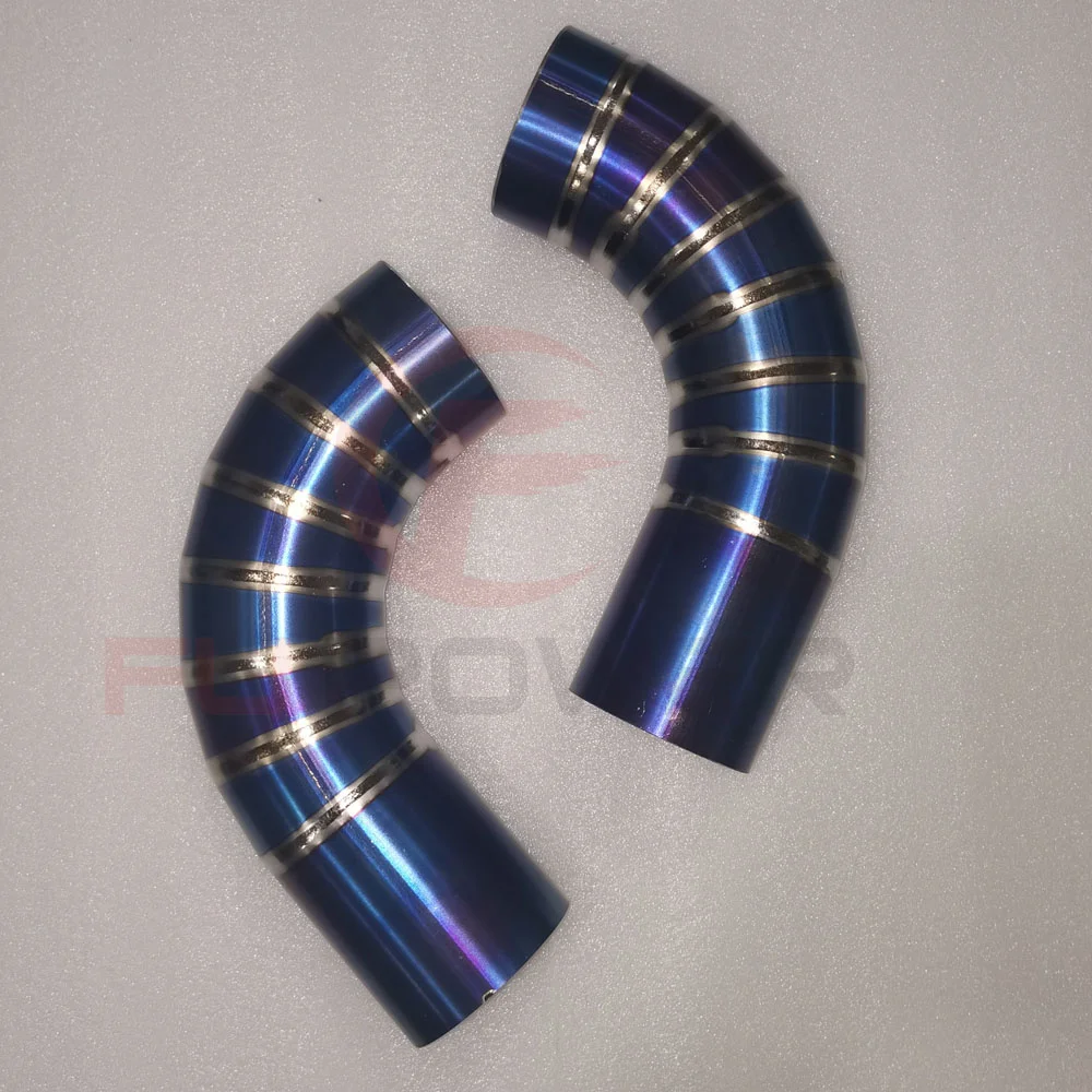 Fupower Custom Built Titanium Turbo Piping for Intercooler