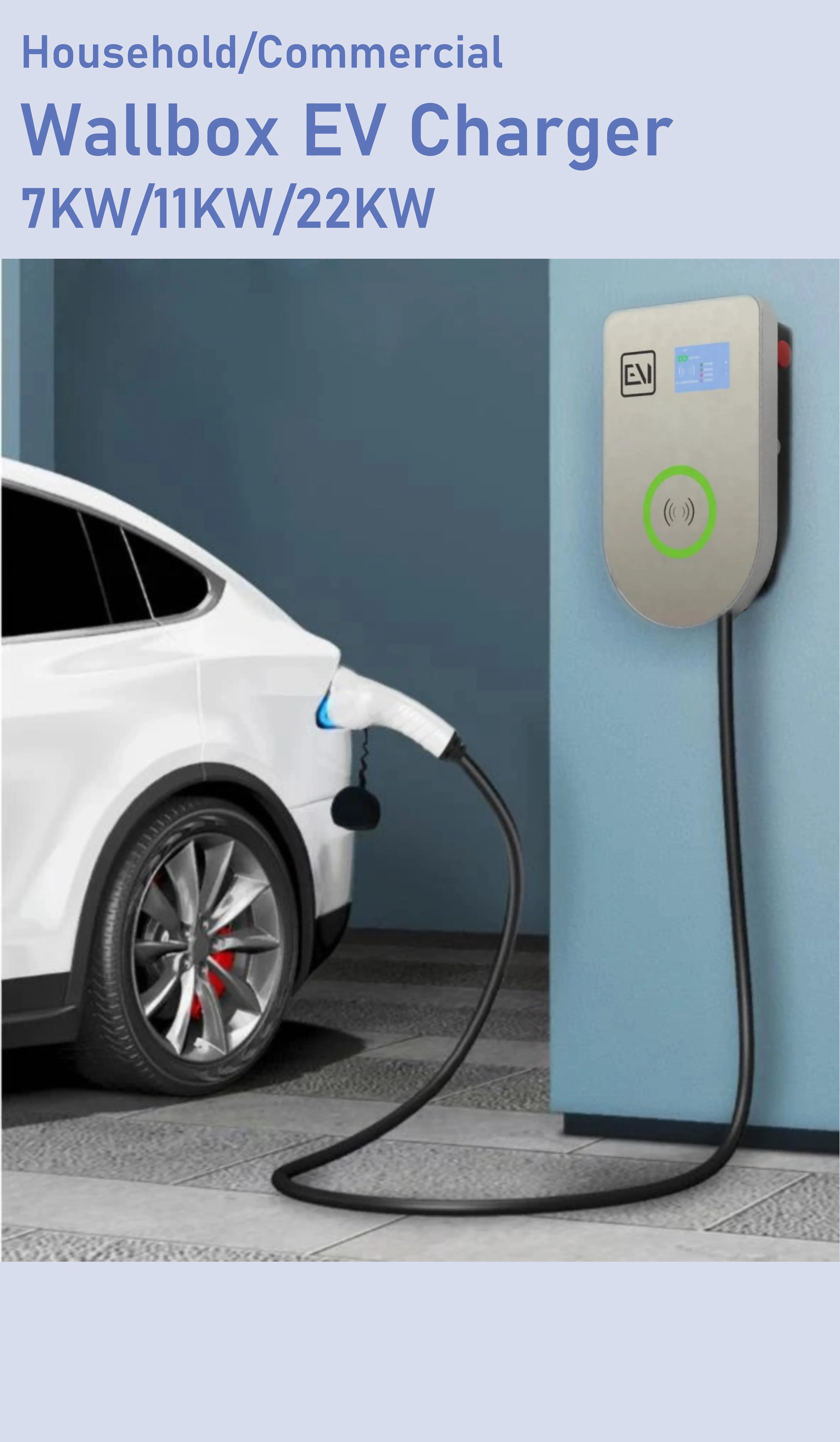 Factory Oem Ev Charger Wallbox 7kw 32a Bluetooth App Ev Charger For ...