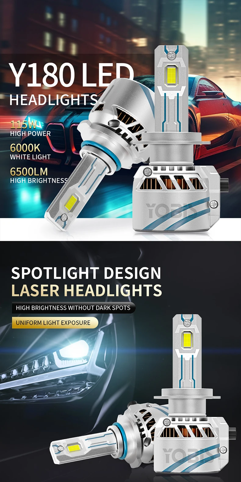 YOBIS LED Headlights - Brighten Your Drive with Confidence