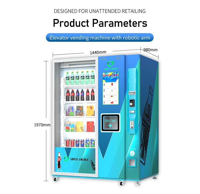 Multiple Commodities Vending Machine Micro Market Vending Machine - Buy ...