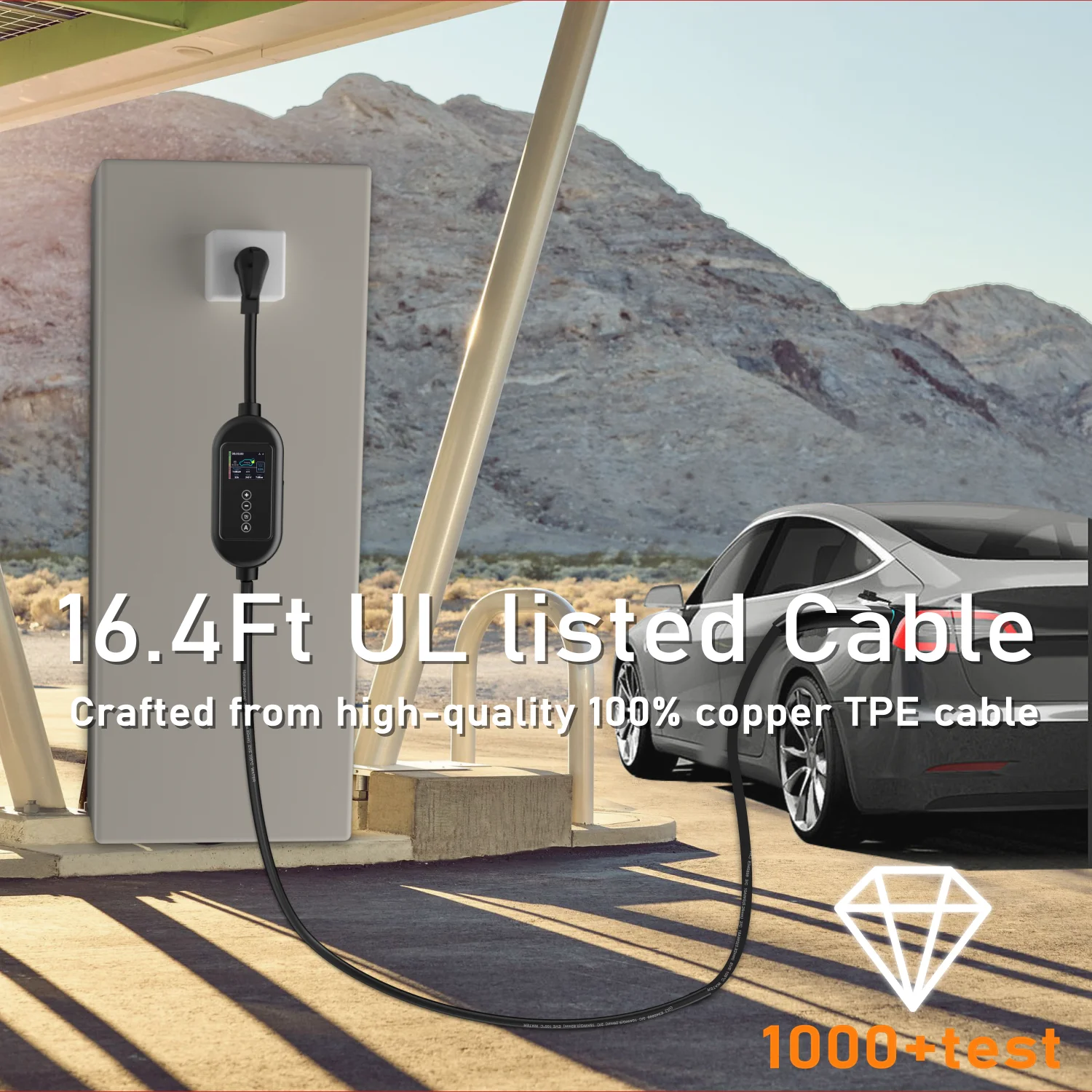 Tesla EV Charger Fast Home Charging AC Portable EV Charger Level 2 for ...