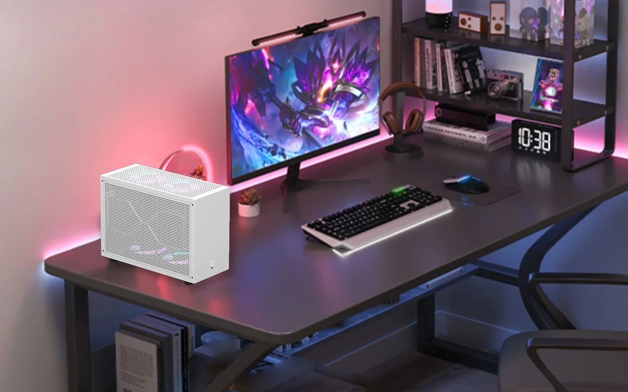 Spcc Black White Mini Itx Computer Case Mini Tower Pc Gaming Sff Case ...