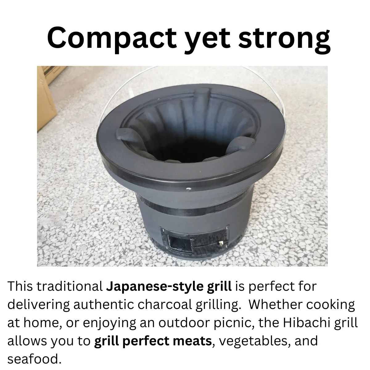 Stainless Steel Chef Foldable Hibachi Smokeless Portable Barbecue ...