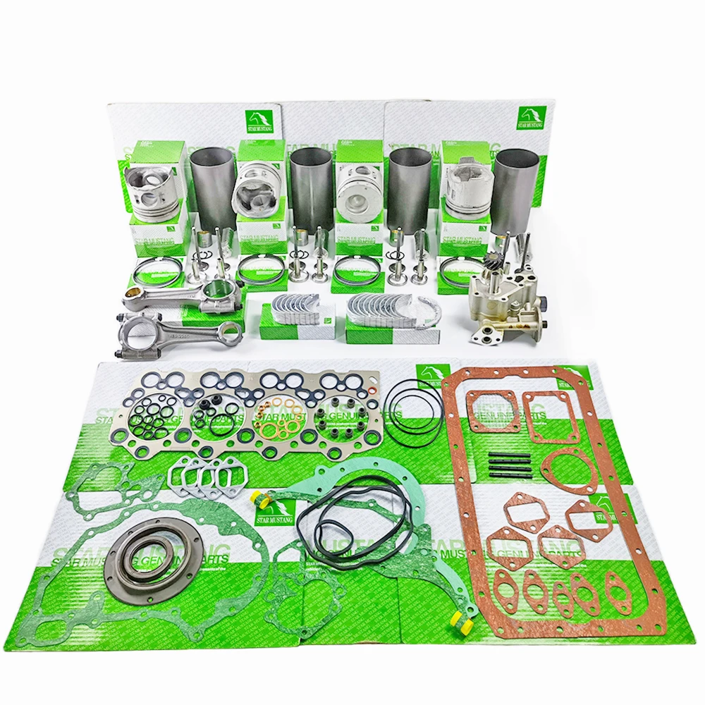 STAR MUSTANG 4D33 Cylinder Piston Kit for Mitsubishi Engines