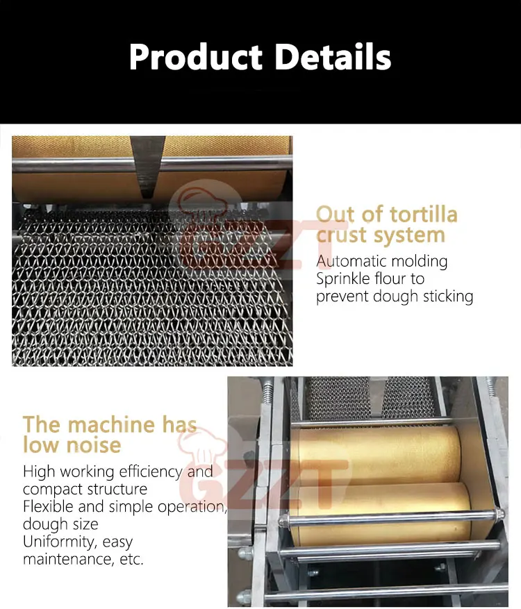Flour Medium Soft Taco Tortilla Production Line 1000-2000 Pcs/h