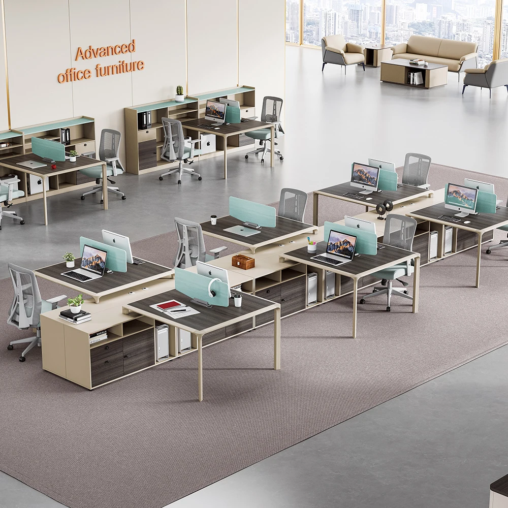 Workstation Furniture Office Desk Workstation Cubicle 2 Person Office ...