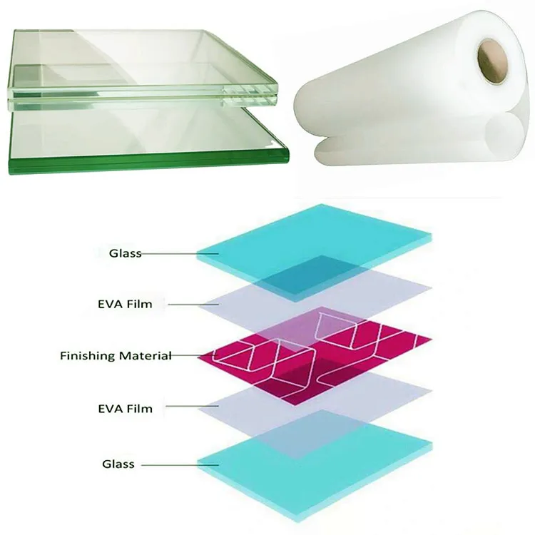 Manufacturer Transparent Eva Film Safety Laminated Glass Eva Film For ...