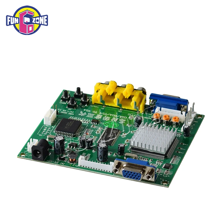 Funzone Rgb/cga/ega/yuv To Vga Hd Video Converter Board Hd9800/gbs8200 ...