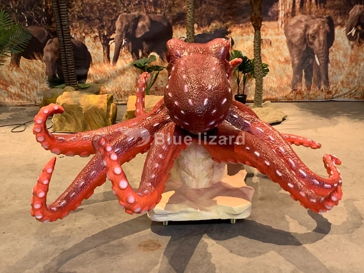 Dynamic Octopus Animatronic Model for Aquatic Displays