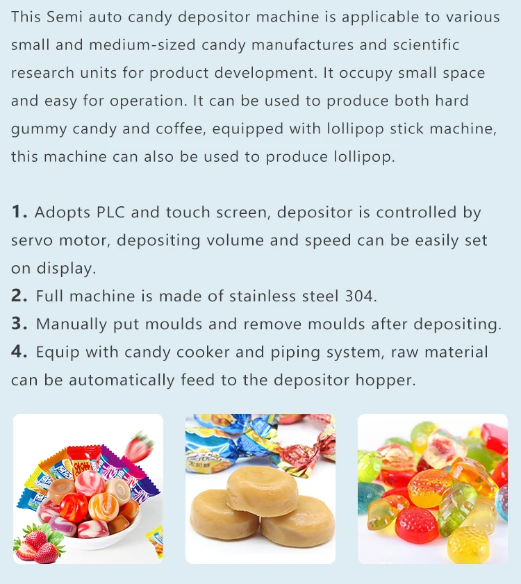 Small Hard Candy Making Forming Molding Machine - 1 Year Warranty