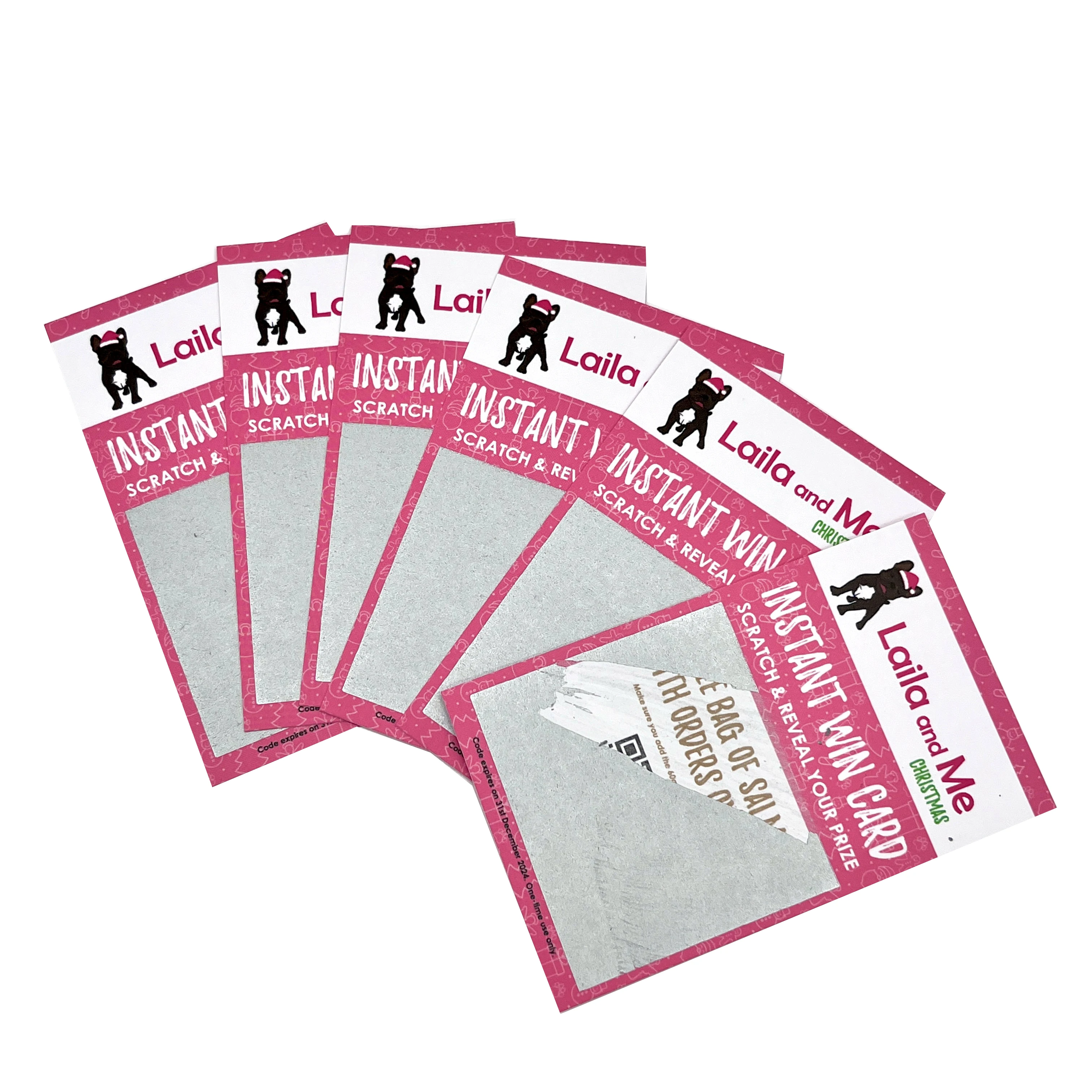 2024 Custom Design Printed Scratch High Quality Lottery Card