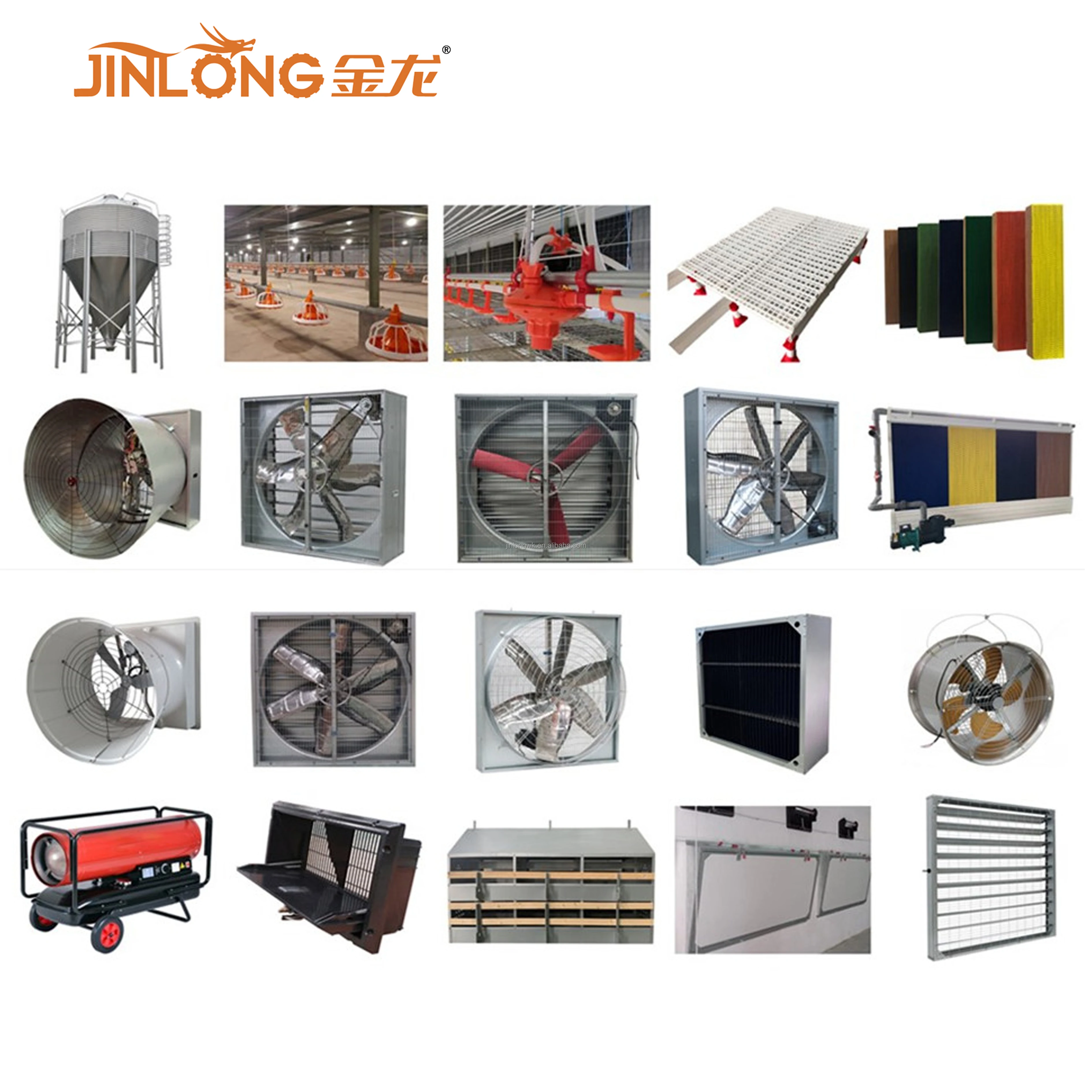 Cone Fiberglass Poultry Farm Fan Greenhouse Fan Industrial Ventilation ...