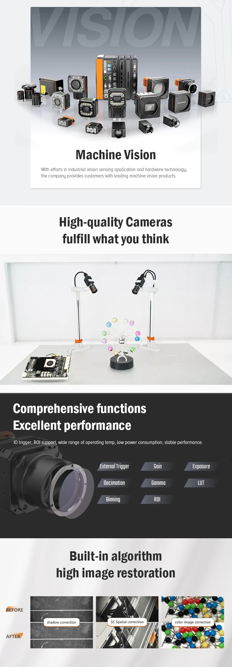 Mv-cs050-60gm Machine Vision 5mp Global Shutter 2/3'' Cmos 23 Fps ...