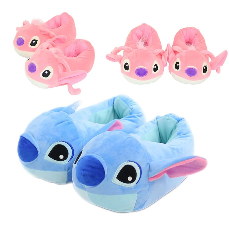 Hot Sales Lilo Stitches Plush Slippers Indoor Slippers Blue Slipper Hot ...