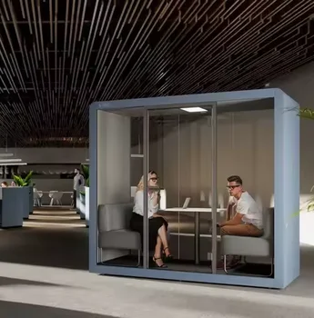 Indoor Soundproof Private Cabin Prefab House Portable Office Silent ...