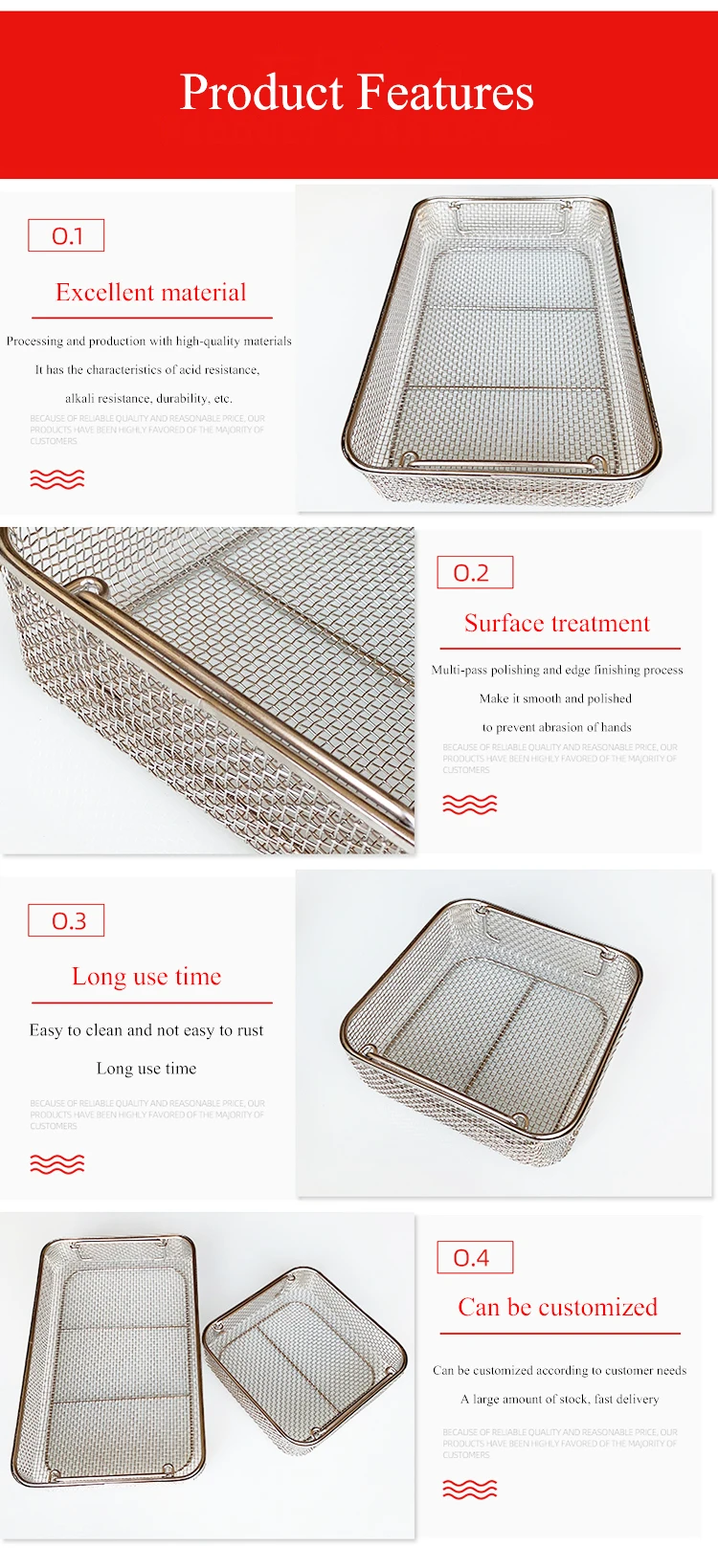 Stainless Steel 316 316l Surgical Instruments Storage Basket ...