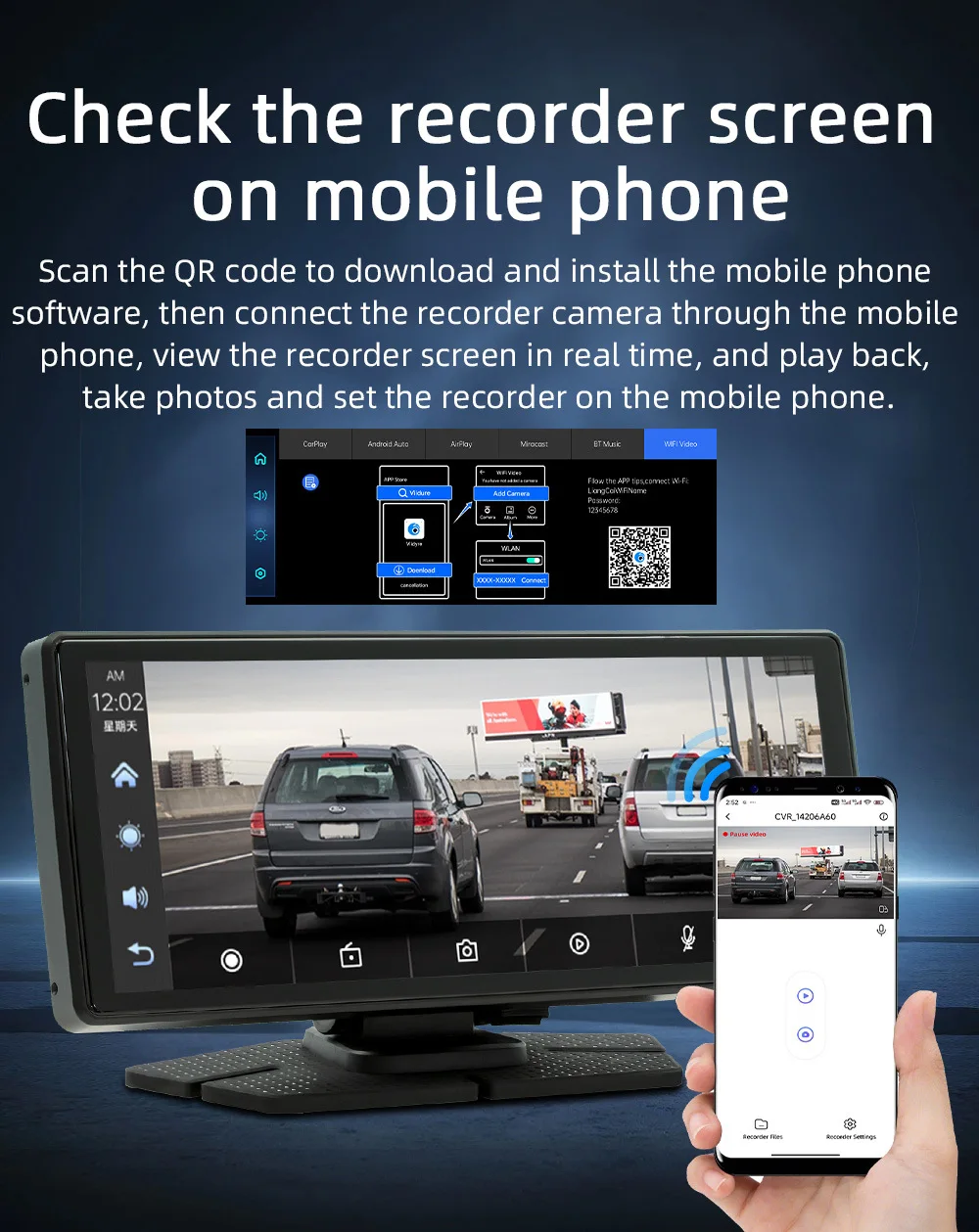H105F 10.26 Inch Touch Screen - Carplay & Android Auto Support