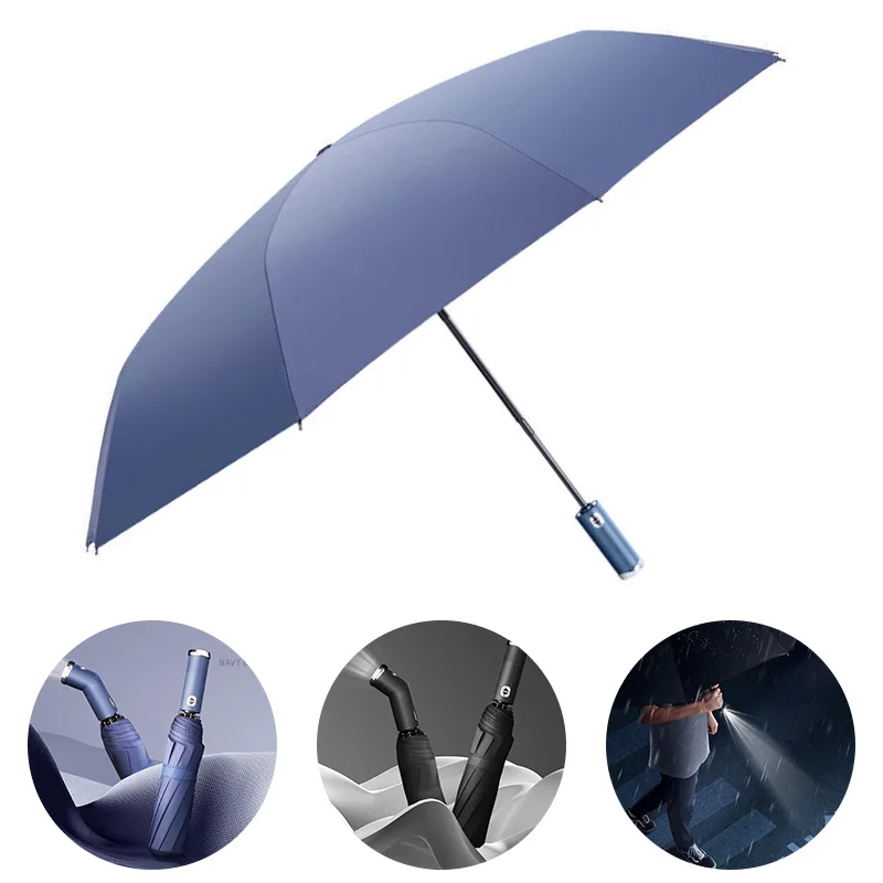 Automatic Folding Inverted Umbrella - Compact & Windproof