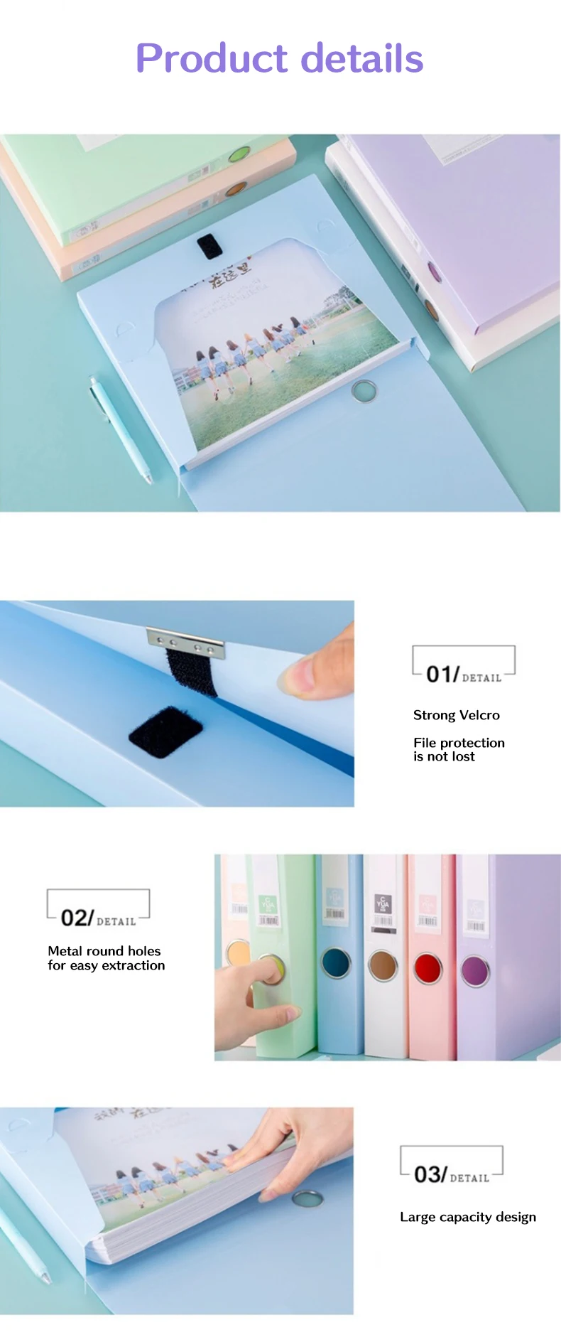 A4 Size Multifunction Office Plastic File Folder Organizer Executive ...