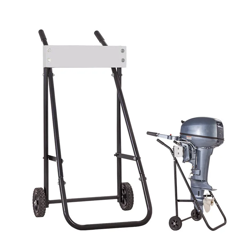 Outboard Boat Motor Stand Heavy Duty Engine Carrier Cart Dolly W/4 ...