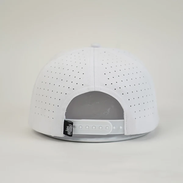 Custom 5 Panel Embroidery Logo Perforated Baseball Hat