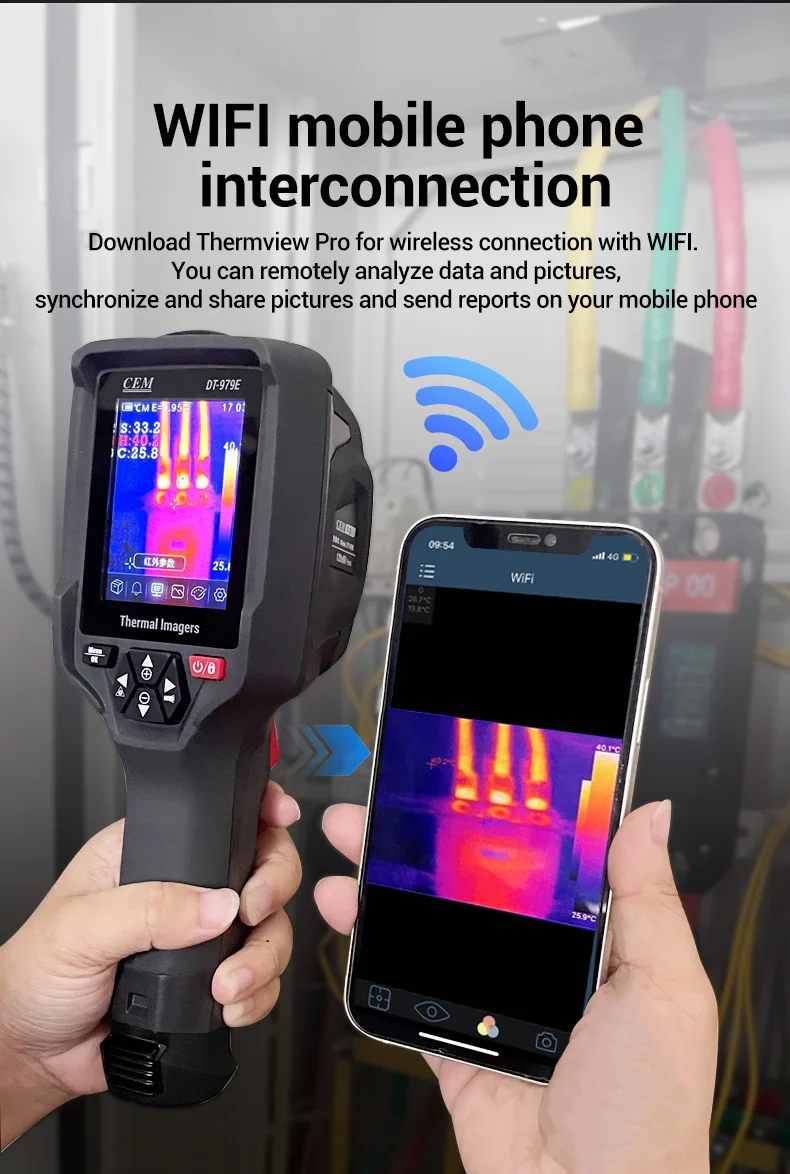 Cheap Thermal Camera - CEM DT-979E Infrared Thermal Camera