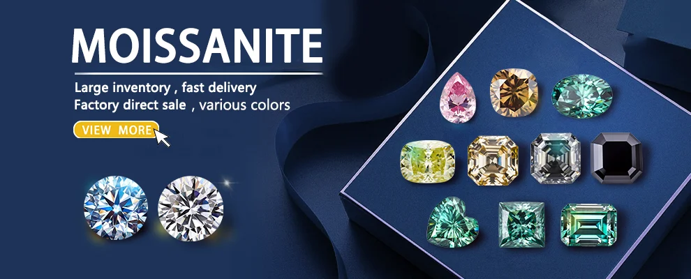 High Quality White DEF Colour Oval Cut Moissanite 1 Carat