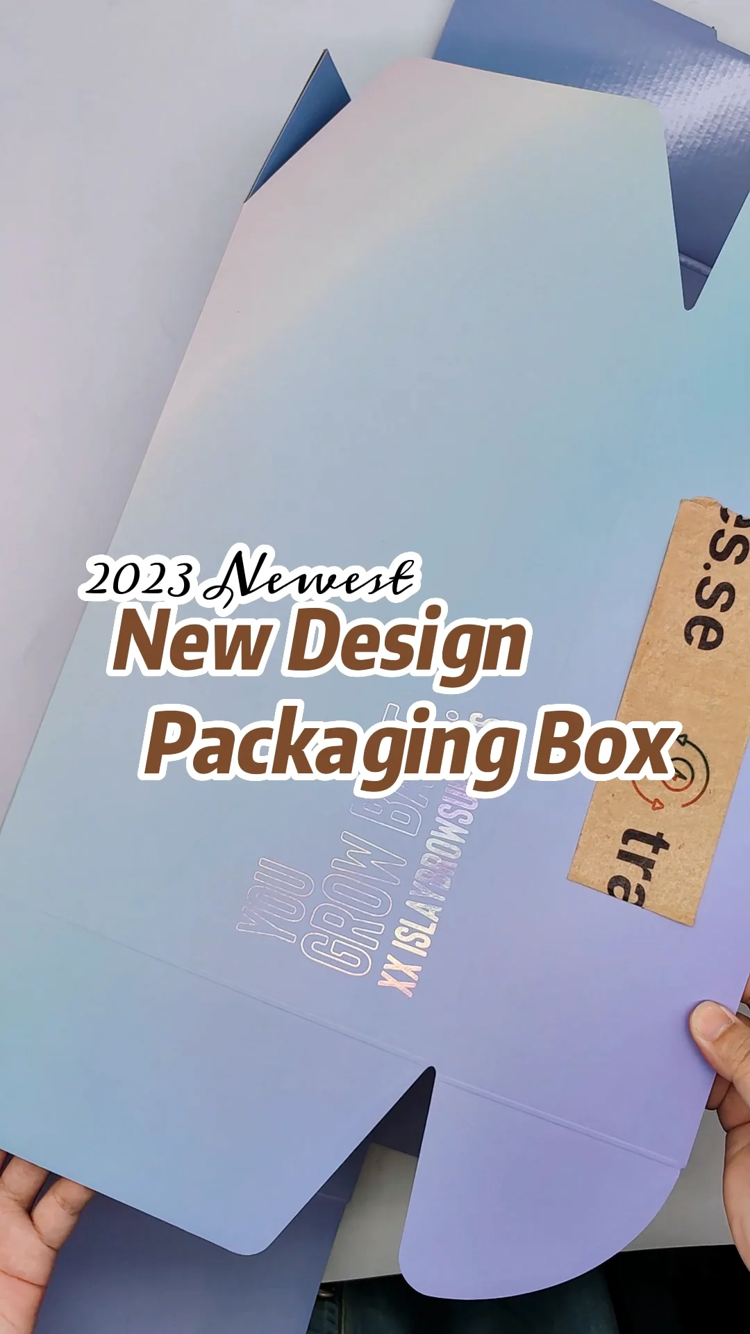 Custom Private Label Hair Pink Packing Luxury Recycle Emballage ...