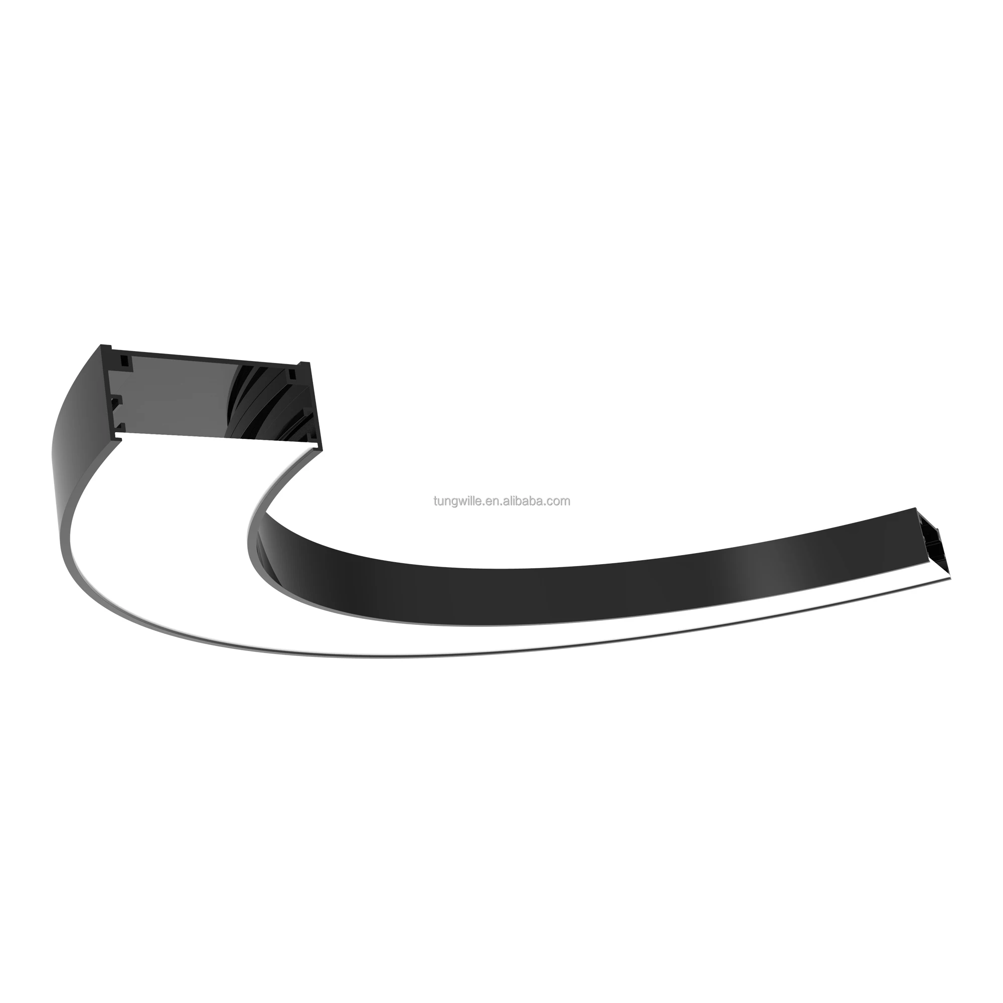 Curved Ceiling Profile Lighting Led Decoration Led Strip Profile ...