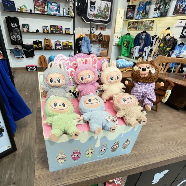 Labubu Doll First Generation Labubu Keychain Mart High Quality Macaron ...