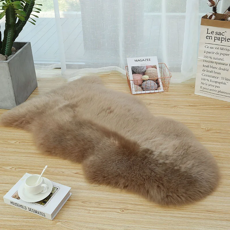 Living Room Bedroom Super,Soft Plush Fur Area Rug Fluffy Faux Fur Rug ...