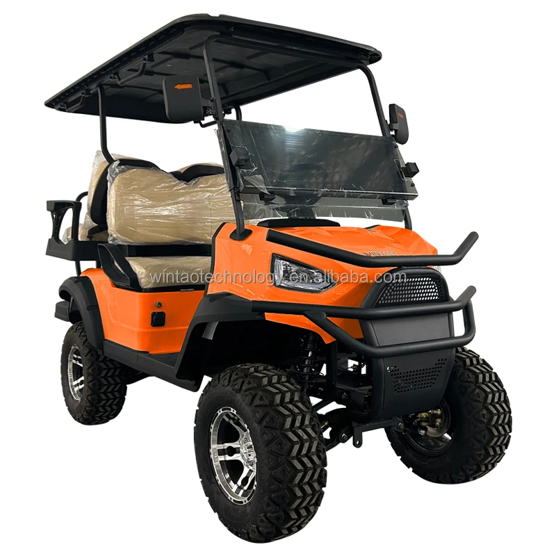 Wintao 2024 Golf Cart 4 Seater Factory Direct Sales 4 Wheel Drive 4x4 ...