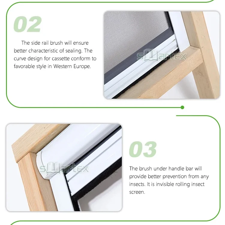 Retractable Sliding Wheels Roller Insect Mosquito Net Door Aluminum ...